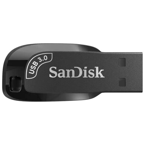 Флеш-накопитель USB 3.0 128GB SanDisk Shift, чёрный