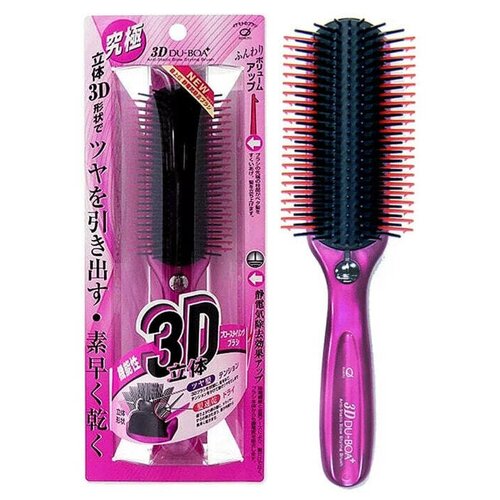 Расческа IKEMOTO DU-BOA 3D Blow Styling Brush для укладки, антистатическая