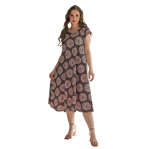 Платье Оптима Трикотаж, размер 54, коричневый