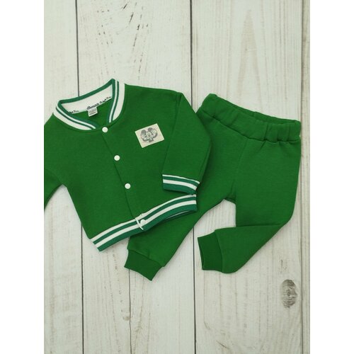 Комплект одежды , размер 68, зеленый