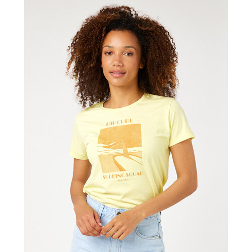 Футболка RIP CURL, размер XS, желтый