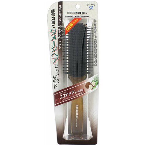 Ikemoto Щетка для волос с кокосовым маслом - Coconut blow styling brush, 1шт