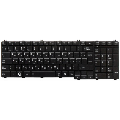 Клавиатура для ноутбука Toshiba Satellite L775D черная