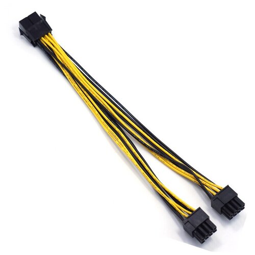 Силовой кабель для графической карты 10 шт. , 8 pin 2x8 pin, 6 pin / 8 pin, разъем Мама Папа, PCI-E, PCI Express 8 pin ( 6 + 2 pin), вилка для майнинга, разветвитель для майнинга