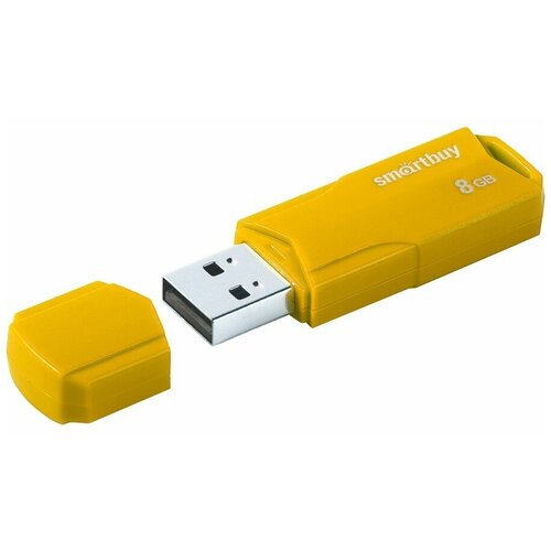 USB 8GB SmartBuy Clue жёлтый