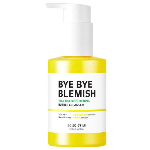 SOME BY MI Очищающее кислородное средство для осветления кожи BYE BYE BLEMISH VITA TOX BRIGHTENING BUBBLE CLEANSER, 120 гр