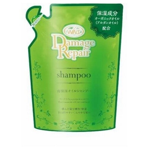 Nihon detergent Шампунь восстанавливающий с маслом Арганы "Wins Damage Repair Shampoo" 340 г