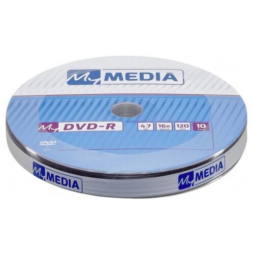 Диск Mymedia DVD-R 4,7 GB 16x Pack wrap (10шт) (69205)