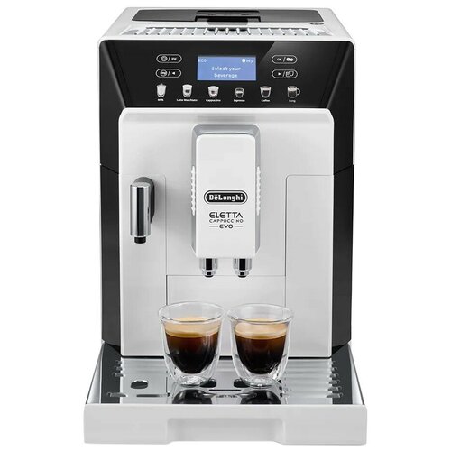 Кофемашина  De'Longhi Eletta Cappucino Evo ECAM46.860, белый/черный