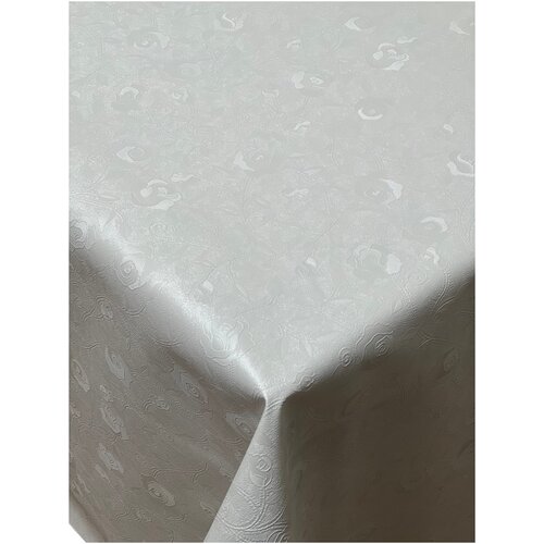 Клеенка на стол dekorama 140x140см White flowers DEK-545A