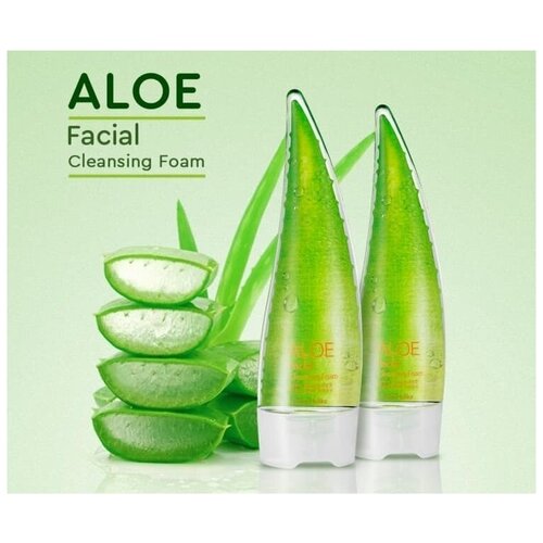 Holika пенка для умывания (Aloe Facial Cleansing Foam), 150мл