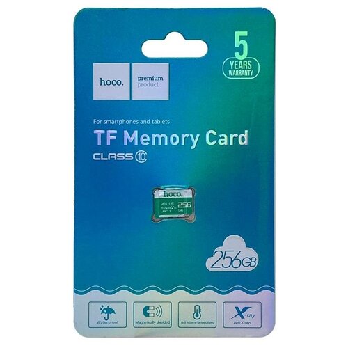 Карта памяти micro SD HOCO TF Memory card high speed, class10, 256GB