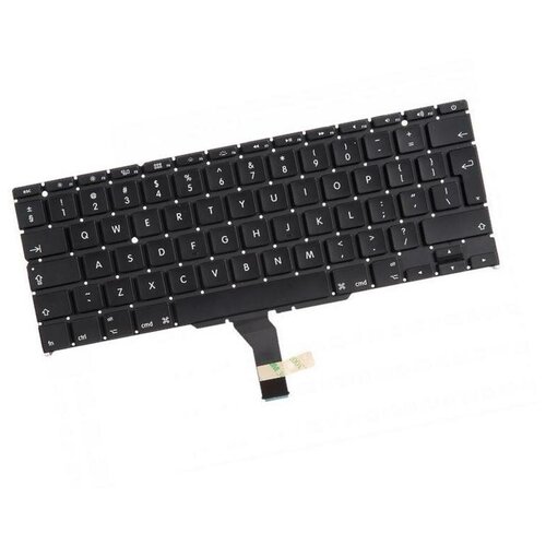 Клавиатура (keyboard) для Apple MacBook Air 11", A1370, A1465, Mid 2011 - Early 2017, Г-образный Enter, UK