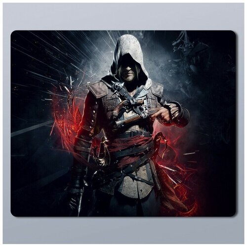 Коврик для мыши с принтом Assassins Creed 4 Black Flag - 121