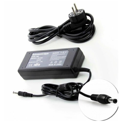 Для Toshiba SATELLITE U400-18F Зарядное устройство блок питания ноутбука, совместимый (Зарядка адаптер + сетевой кабель/ шнур)