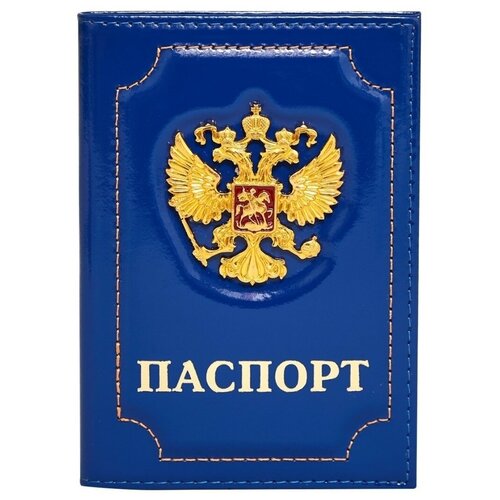 Обложка для паспорта Forte, синий