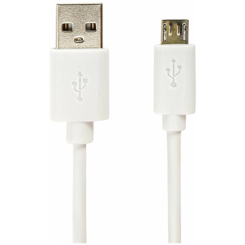 Комплект 5 шт, Кабель белый USB 2.0-micro USB, 1 м, SONNEN, медь, для передачи данных и зарядки, 513557