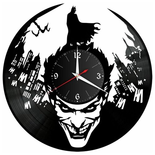 Часы из винила Redlaser "Джокер (Joker)" VW-10319