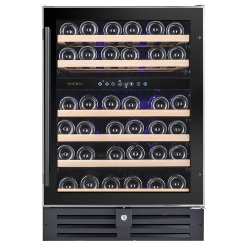 Встраиваемый винный шкаф TEMPTECH WPQ60DCB, черный