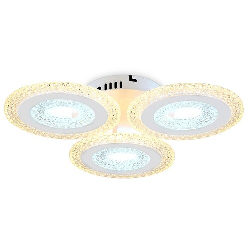 Потолочный светильник Ambrella light FA4001, 70 Вт, кол-во ламп: 3 шт., цвет: белый