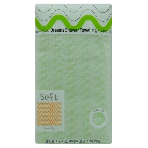 Мочалка для душа мягкая Dreams Shower Towel, 28 х 95 (Корея), SungBo