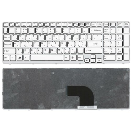 Клавиатура для ноутбука Sony Vaio SVE15 SVE1511V1R белая