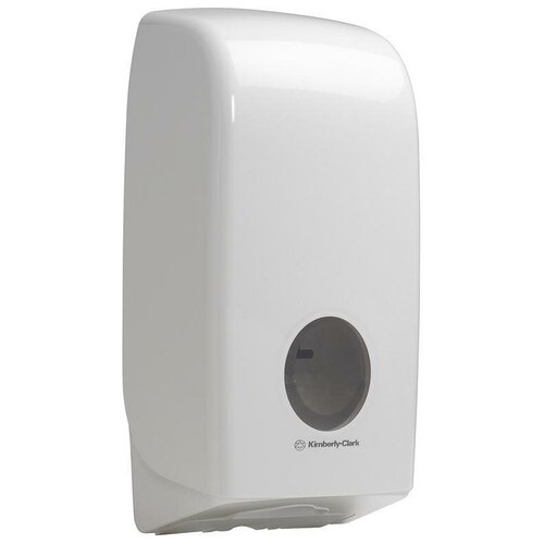 Диспенсер для туалетной бумаги листовой Kimberly-Clark Aquarius, пластик, белый (6946)