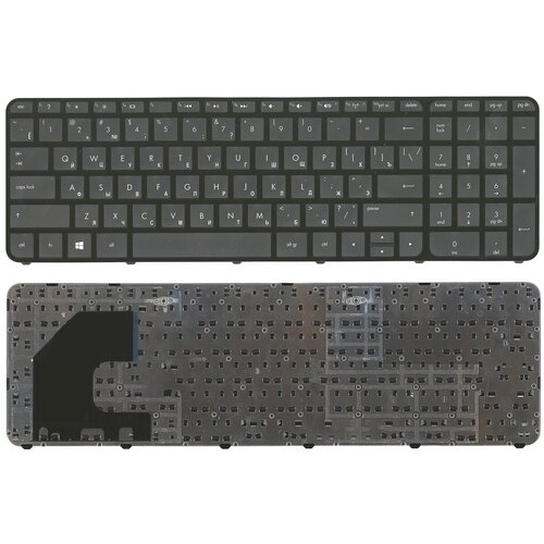 Клавиатура для ноутбука HP Pavilion SleekBook 15 черная с рамкой