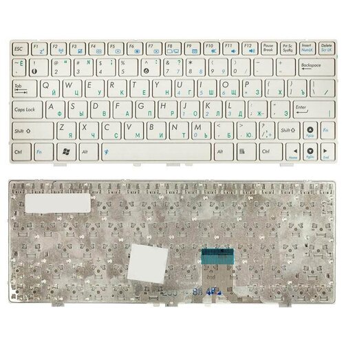 Клавиатура для ноутбука Asus Eee PC 1000 1000H 1000HD белая