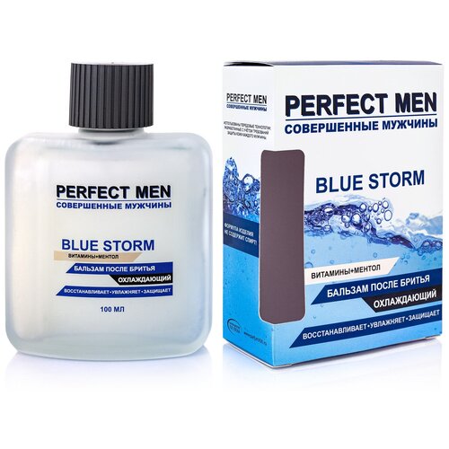 Парфюмерия XXI века Мужской Perfect Men Blue Storm Бальзам после бритья 100мл