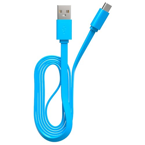 Кабель MAXVI USB - USB Type-C (MC-02F), 1 м, 1 шт., синий
