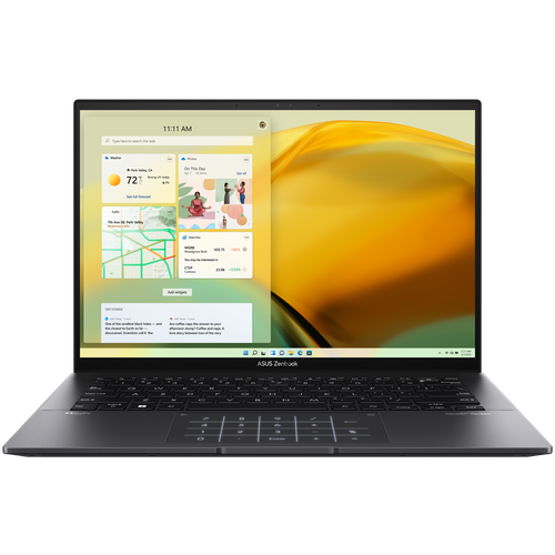 14" Ноутбук ASUS Zenbook 14 UM3402YA-KP298W 2560x1600, AMD Ryzen 5 5625U 2.3 ГГц, RAM 8 ГБ, LPDDR4X, SSD 512 ГБ, AMD Radeon Graphics, Windows 11 Home, 90NB0W95-M00JY0, jade black