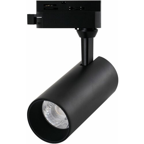 Трековый светильник Arte Lamp Regulus A4568PL-1BK, 4000 К, черный