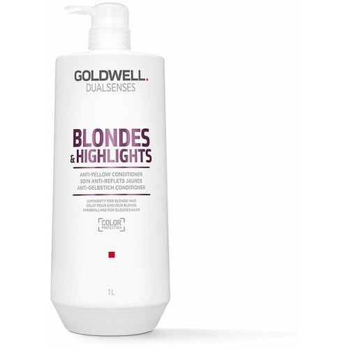 Goldwell Dualsenses Blondes & Highlights - Кондиционер против желтизны сияние для светлых волос 1000 мл