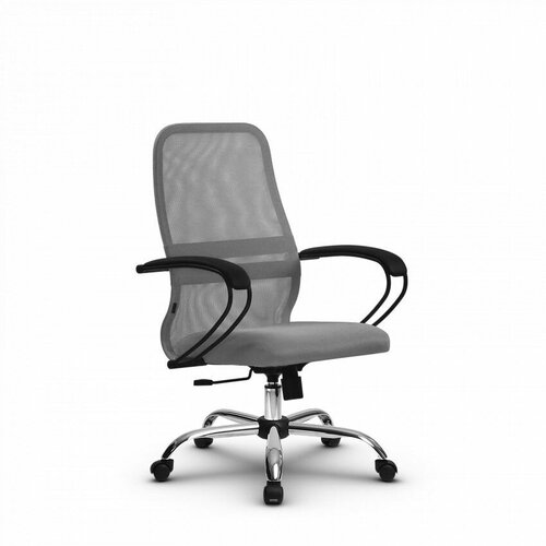 Компьютерное офисное кресло mетта SU-СК130-8, СН, Светло-серое