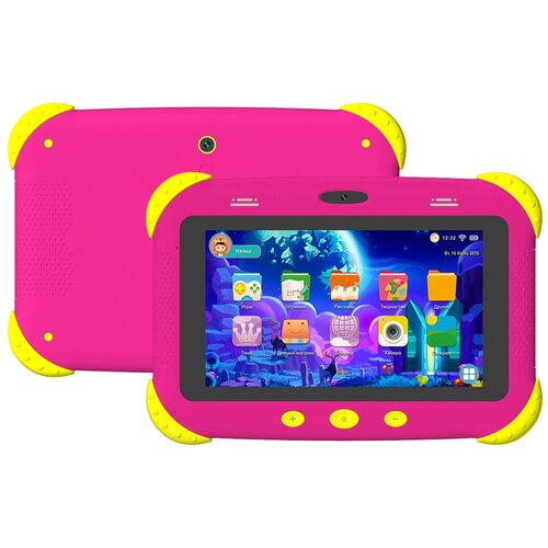 7" Планшет DIGMA CITI Kids (2022), RU, 2/32 ГБ, Wi-Fi + Cellular, Android 9.0, розовый