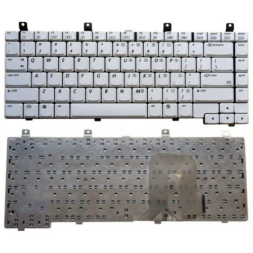 Клавиатура для ноутбука HP Pavilion DV4000 DV4100 DV4200 DV4300 DV4400 белая