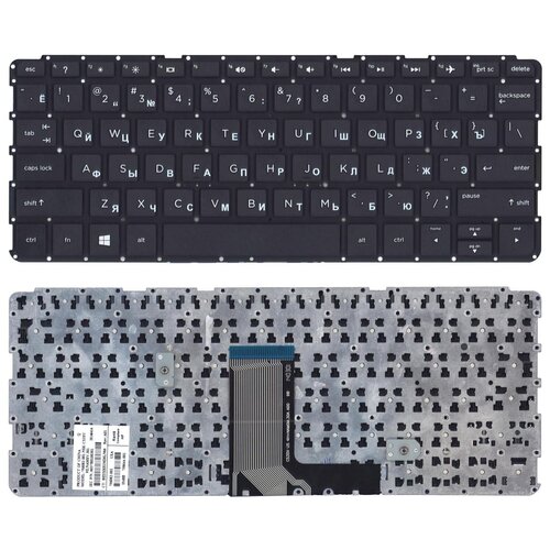 Клавиатура (keyboard) для ноутбука HP Pavilion Touchsmart 11, 11-e030sa, черная