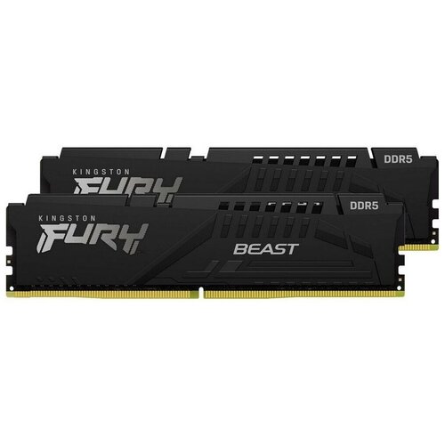 Оперативная память Kingston FURY Beast 16 ГБ DDR5 4800 МГц DIMM CL38 KF548C38BBK2-16