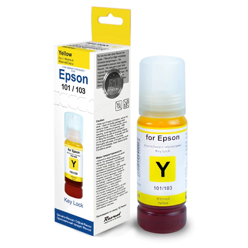 Чернила Revcol серия L 101/103 Key Lock 70ml Yellow для Epson L1110/3100/3150/3160/4150/5190/7180