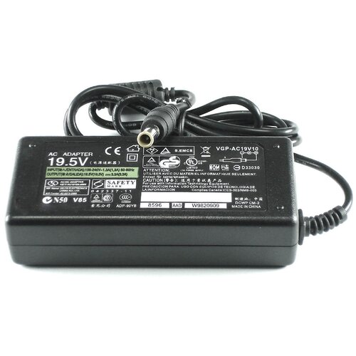 Для Sony VAIO VGN-TT31MR Зарядное устройство блок питания ноутбука (Зарядка адаптер + сетевой кабель/ шнур)