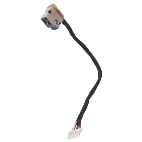 Power connector / Разъем питания для ноутбука HP 15-Ac010nr, 15-Ac000, 799736-F57 с кабелем, 12 см