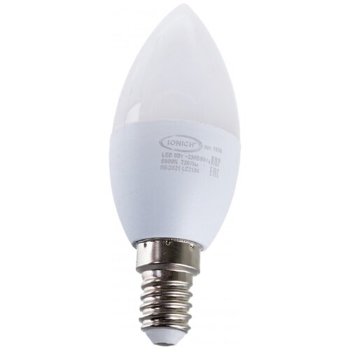 Светодиодная лампа декоративного освещения IONICH ILED-SMD2835-C37-8-720-230-6.5-E14