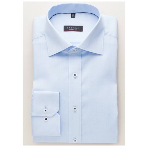 Рубашка Eterna, размер 38, голубой