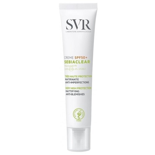 SVR Солнцезащитный матирующий крем для лица Sebiaclear Creme SPF50+ 40мл