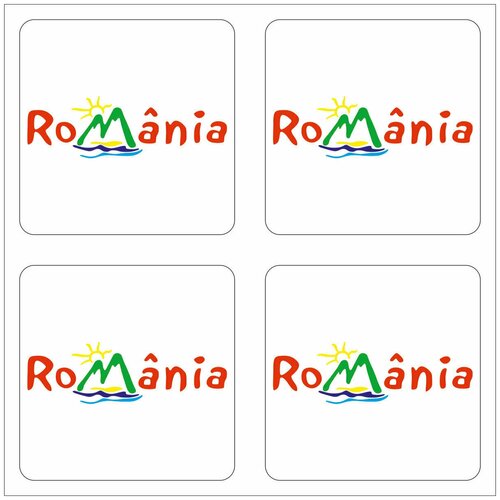 Наклейка виниловая путешественника "romania"