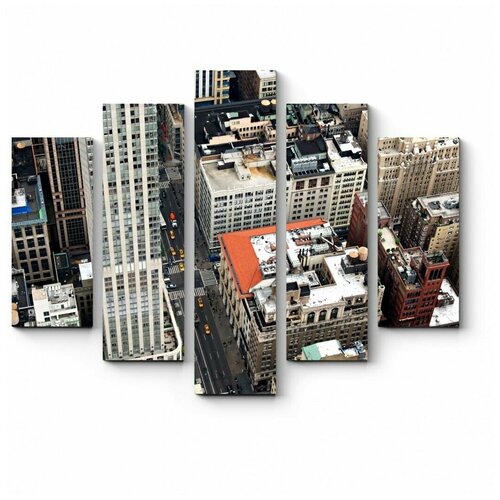 Модульная картина Пасмурный день в Нью-Йорке115x92