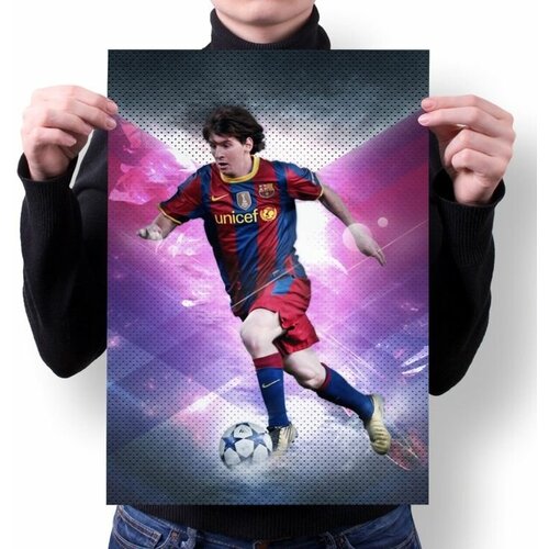 Плакат Лионель Месси, Lionel Messi №40, А3