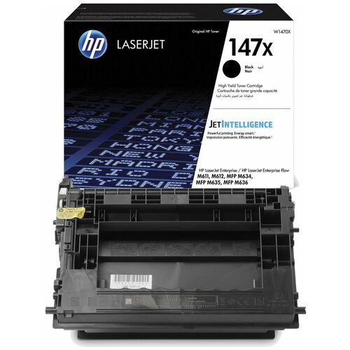 Картридж лазерный HP (W1470X) LaserJet M611dn/M612dn/M635/M636, №147X, оригинальный, ресурс 25000 страниц