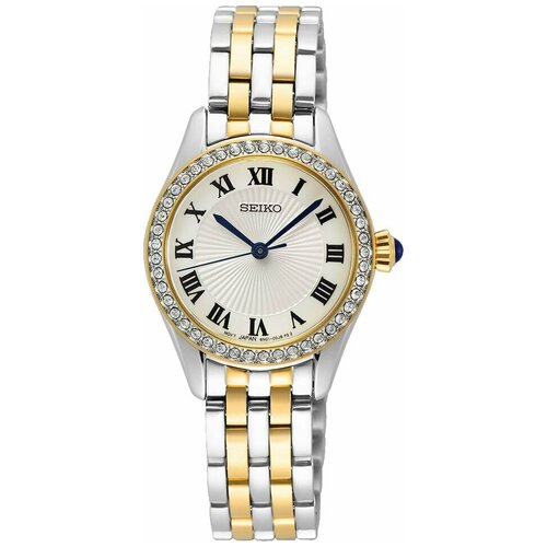 Наручные часы SEIKO CS Dress SUR336P1, золотой, белый